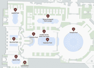 The 7 Caesars Palace Pools: Map, Hours, Prices